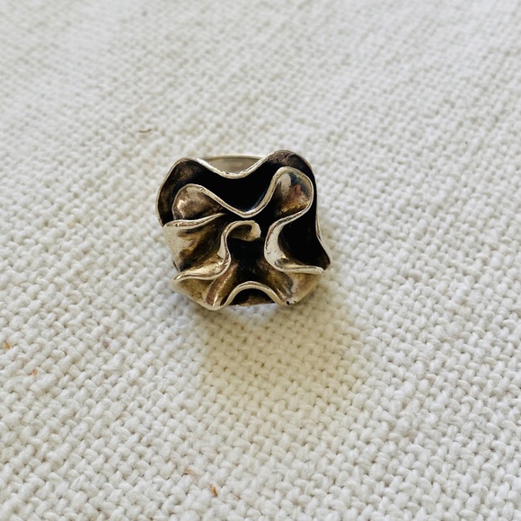 Silpada | Jewelry | Silpada Designs Sterling Silver Rose Flower Ring ...
